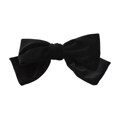 FromSheep~黑色蝴蝶结气质发夹女