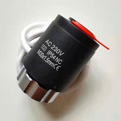 批发水地暖电热执行器230V常开/常闭型分水器恒温开关质保2年