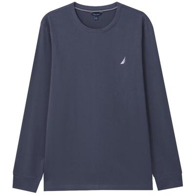 NAUTICA/诺帝卡休闲简约长袖T恤