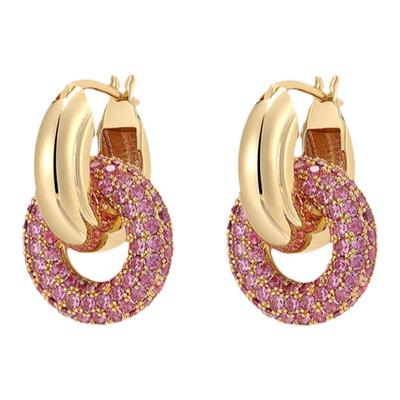 luvaj满钻耳环女高级感可拆耳饰