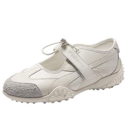 natursun运动玛丽珍鞋冬季新款复古阿甘德训鞋薄底时尚休闲鞋