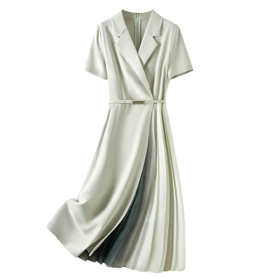 IHIMI海谧渐变别致西装裙女