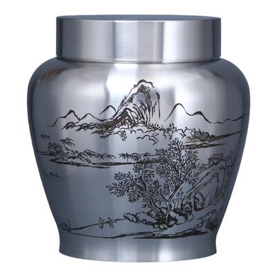 特大手工茶叶罐999纯锡1500g装