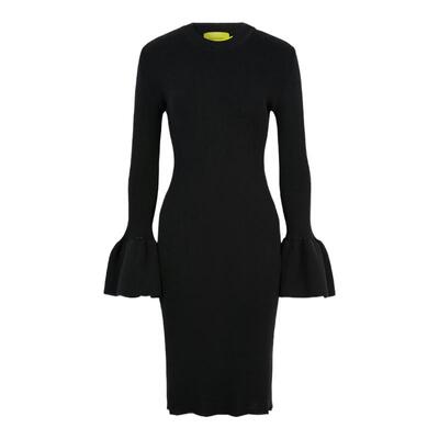 【季末折扣】Marques' Almeida 秋冬女士罗纹针织棉质迷你连衣裙