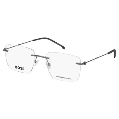 【风尚新品】HUGO BOSS简约钛金丝无框近视眼镜框男镜架配镜 1706