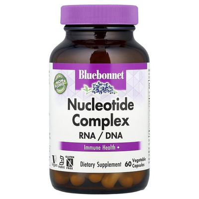 Bluebonnet Nutrition核苷酸复合物RNA/DNA无麸质保健品多种核心