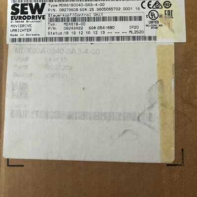 溢价-SEW变频器 MDX61B0040-5A3-4-00