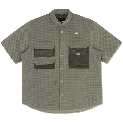 北面UE设计师款男防泼水短袖衬衫