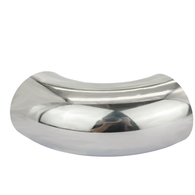 304不锈钢卫生弯头镜面亮光粗抛