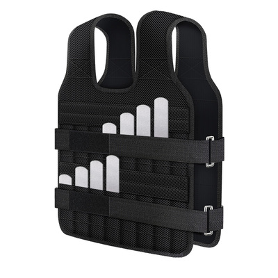 超薄隐形可调钢板铅块负重背心