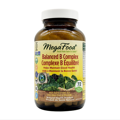 加拿大 megafood  维生素B群  Balanced B Complex 72片