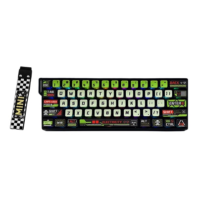狼蛛MINI60he磁轴无线蓝牙三模机械电竞游戏客制化游戏电竞低延迟