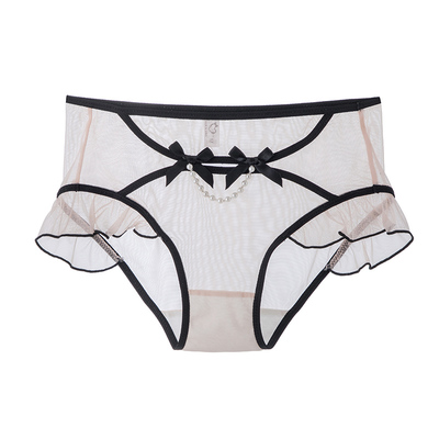 撞色性感蕾丝内裤女蝴蝶结纯欲风