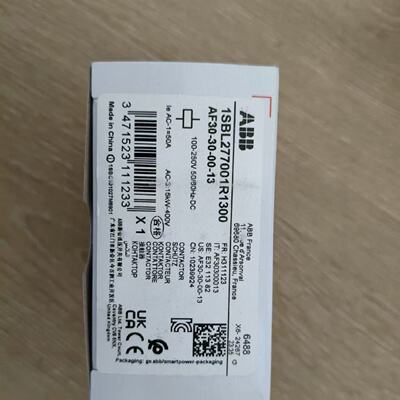 议价ABB接触器AF30-30-00 13*100-250V 50/60Hz-DC 1SBL277001R1300