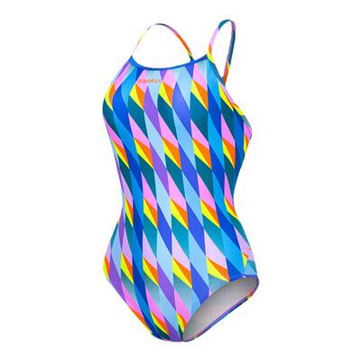 Barrel印花女士竞技泳衣