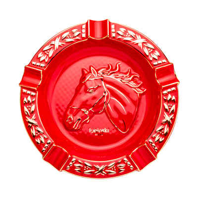 鲁宾斯基马年生肖陶瓷雪茄烟灰缸