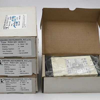 RISHABH RISH DPM 48/96 C DIGITAL PANEL METER 0...75MV DC 24V
