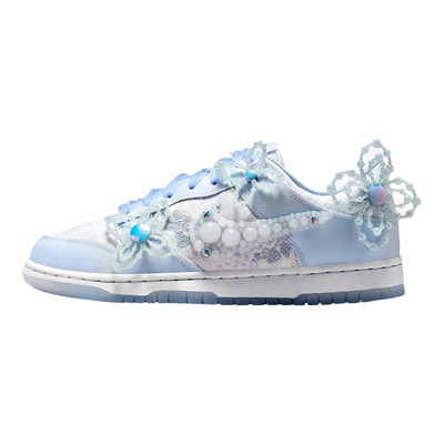 Nike/耐克正品 Dunk Low女士运动时尚花卉轻便休闲板鞋HV8575-100