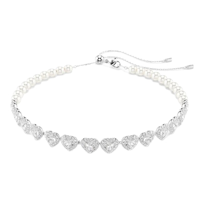 施华洛世奇Capsule爱心束颈项链Ariana Grande胶囊系列仿珍珠配饰