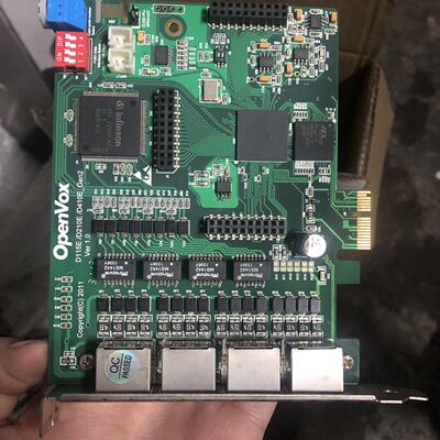询价-深简openvox D410 数字语音卡asterisk卡e