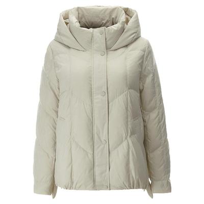 轻柔舒适白鸭绒羽绒服