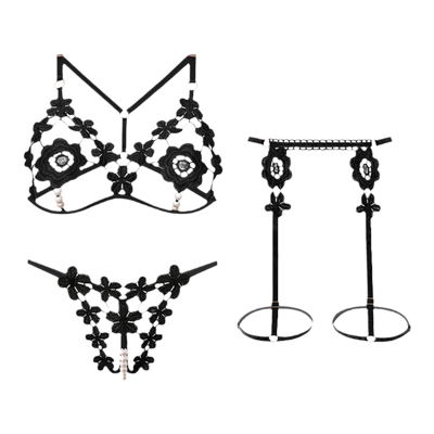 三点式情趣内衣大码激情套装性感大尺度羞耻床上挑逗男人诱惑装qq