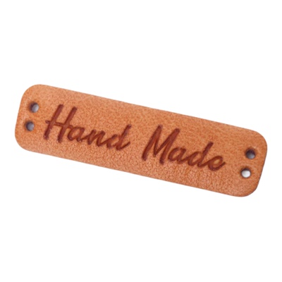 真皮手工手缝handmade小皮标