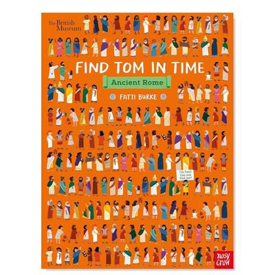 【预售】大英博物馆：寻找汤姆：古罗马英文儿童绘本IP系列进口原版书平装British Museum: Find Tom in Time: Ancient Rome Fatt