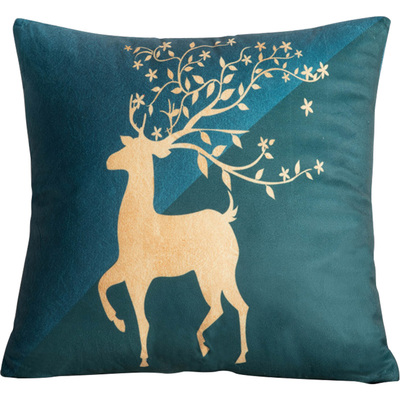 轻奢鹿客厅沙发抱枕靠垫