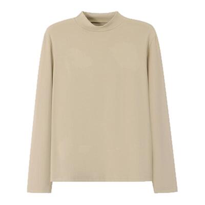 bbfer本依凡WSSTX0058冬打底衫打底T恤女半高领长袖简约内搭上衣