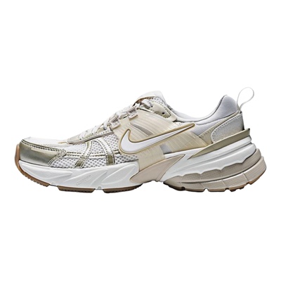 Nike/耐克正品V2KRun新款女白米白色复古经典鞋跑步鞋FD0736-116