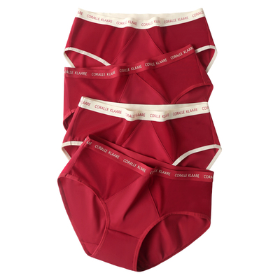 有内younei红内裤女抗菌纯棉裆