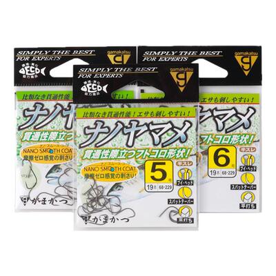 鱼钩散装伽玛卡兹溪流鱼钩进口高端极细细条正品袖钩鲤鱼鲫鱼专用