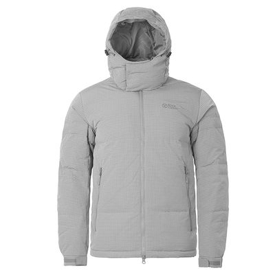 ROCKCLOUD岩云厚款羽绒服男连帽保暖防寒户外高充绒量羽绒外套