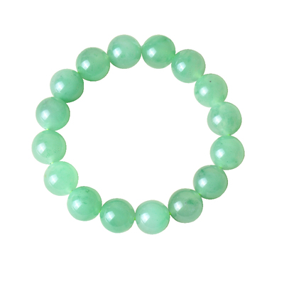 凤飞凰12mm独龙玉手串飘绿送女友