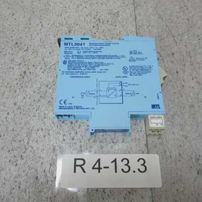 Medición Tecnología MTL 5041 Repetidor Power Supply 4/20mA