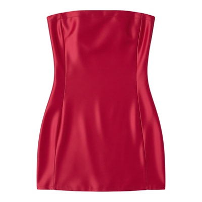 Plus-size sleeveless neck-and-neck dress大码无袖一字领连衣裙