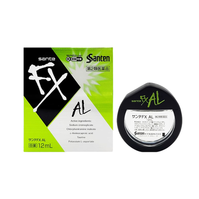 日本直邮参天制药Santen FX AL眼药水12ml防过敏眼部瘙痒滴眼液