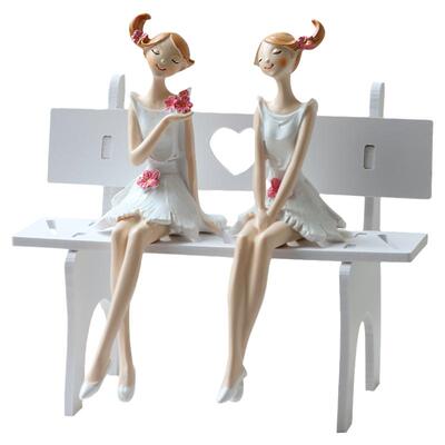 美式创意花仙子摆件田园庭院