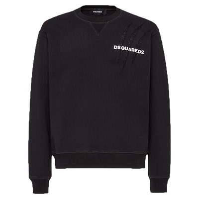 DSQUARED2/D2次方 男士圆领运动卫衣