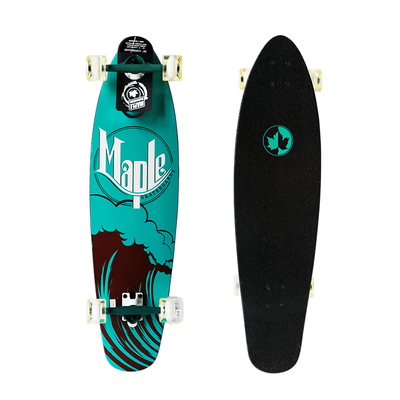 {外贸2折}Maple枫木大鱼板代步刷街小鱼板四轮成人公路板男女滑板