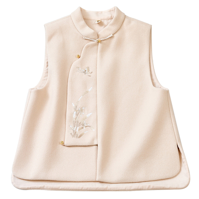 新中式国风马甲外套马夹短款上衣