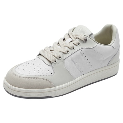 莱尔斯丹黑白低帮运动休闲板鞋女