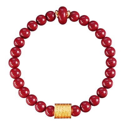 高纯度天然紫金砂手串原创设计