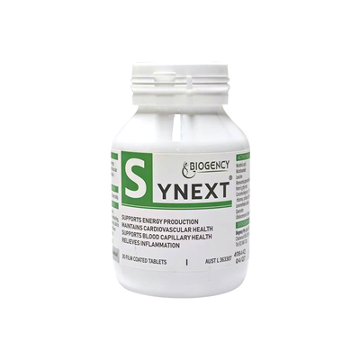 Synext澳洲进口小绿瓶辅酶Q10烟酸槲皮素姜黄素补充剂复合维生素