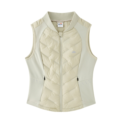 ellesse小贝壳保暖羽绒马甲女