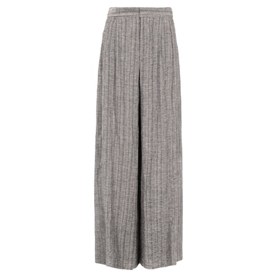 休闲JUDYHUA西装裤直筒亚麻提花