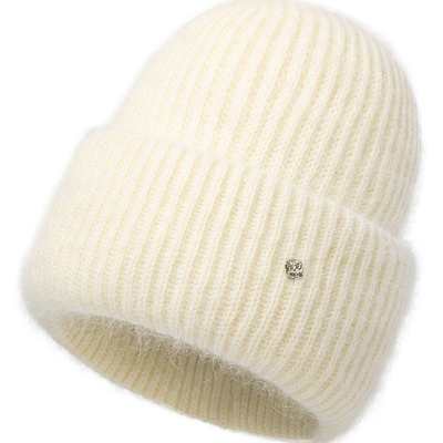 siggi长绒兔毛毛线帽加厚保暖