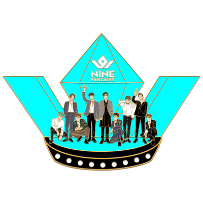 NINEPERCENT成团纪念夜光徽章