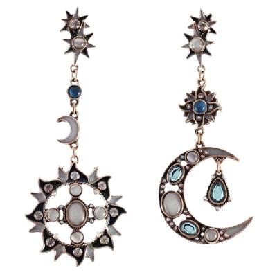 sumni/莎米尼欧美女长款夸张耳环